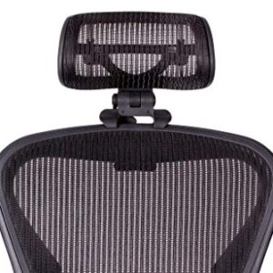 The Original Headrest for The Herman Miller Aeron Chair H3 Carbon | Colors and Mesh Match Classic Aeron Chair 2016 and Earlier Models | Headrest ONLY - Chair Not Included