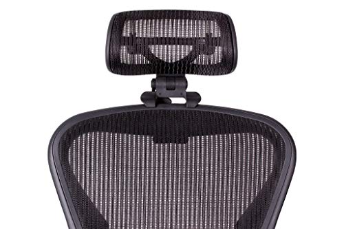 The Original Headrest for The Herman Miller Aeron Chair H3 Carbon | Colors and Mesh Match Classic Aeron Chair 2016 and Earlier Models | Headrest ONLY - Chair Not Included