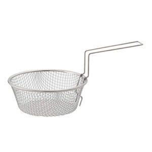 HIC Kitchen HIC Fry Basket, 18/8 Stainless Steel, 7-Inches, Metallic