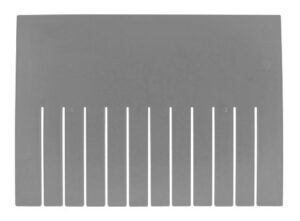 quantum storage systems ds93120 short divider for dividable grid container dg93120, gray, 6-pack