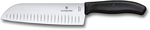 Victorinox 7-Inch Swiss Classic Santoku Knife with Granton Blade