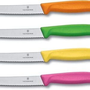 Victorinox Swiss Classic Multicolored 4-Piece Paring Knife Set - Durable, Ergonomic Paring Knives