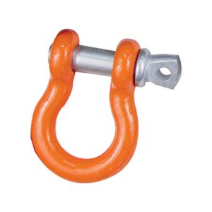 mile marker 60-50158 orange 5/8" powder coated shackle