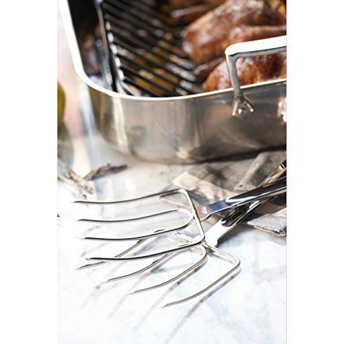 All-Clad T167 Stainless Steel Turkey Forks Set, 2-Piece, Silver -