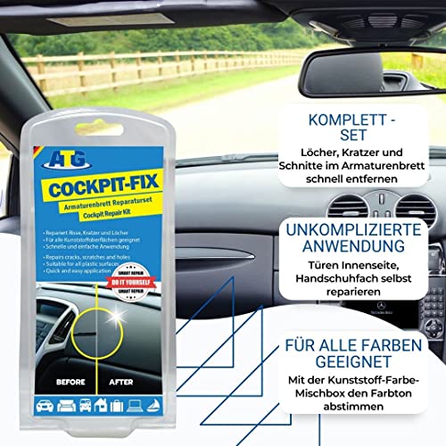 ATG Dashboard Repair Kit | Dash Repair | Dash Repair Kit | Leather and Vinyl Repair kit | Dashboard Repair | Dash Kit | Cracked Dashboard Repair Kit | Vinyl Repair Kit | Dashboard Repair | Epoxy Glue