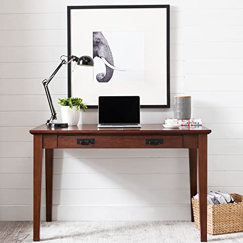 Leick Boulder Creek Mission Laptop/Writing Desk, Mission Oak, FURNITURE (82400)