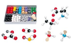 molymod mms-009 inorganic/organic chemistry molecular model, student set (52 atom parts)