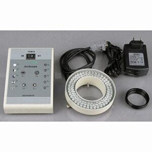 AmScope LED-80AM 80-LED Lighting-Direction-Variable Microscope Ring Illuminator