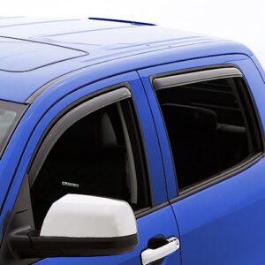 Auto Ventshade [AVS] In-Channel Ventvisor | 2011 - 2021 Jeep Grand Cherokee (Excludes Grand Cherokee L) - Smoke, 4 pc. | 194252