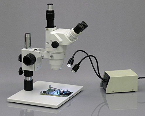 AmScope LED-14M 14-LED Microscope Dual Gooseneck Lights