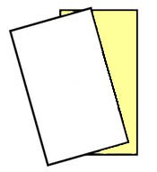 250 sets, legal size, 8.5 x 14, ncr 5889, 2 part carbonless laser - inkjet printer paper, white-canary