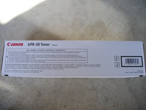 Canon 3766b003aa (gpr-38) Toner, 56,000 Page-Yield, Black