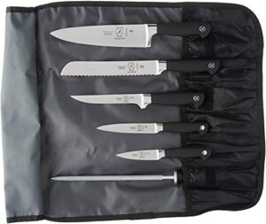 mercer culinary genesis 7-piece forged knife roll set