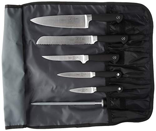 Mercer Culinary Genesis 7-Piece Forged Knife Roll Set