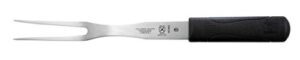 mercer culinary m23800 millennia black handle, 8-inch, cook's fork