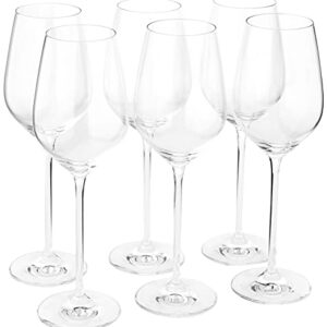 Schott Zwiesel Tritan Crystal Glass Fortissimo Stemware Collection White Wine Glass, 13.7-Ounce, Set of 6