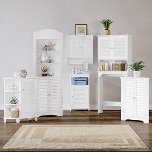 RiverRidge Ellsworth Collection Tall Corner Cabinet, White