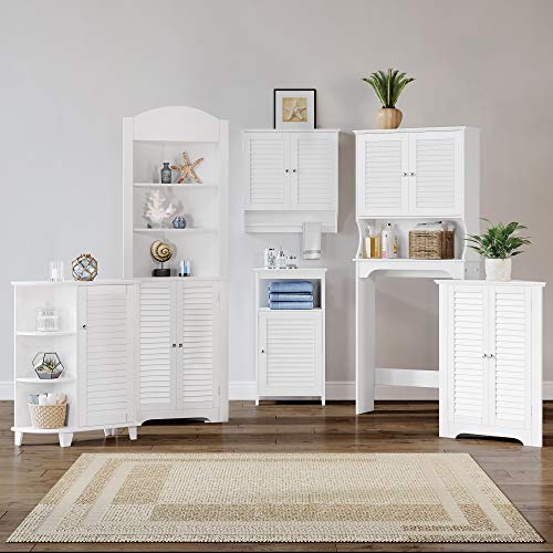 RiverRidge Ellsworth Collection Tall Corner Cabinet, White