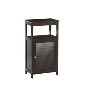 riverridge ellsworth single door floor cabinet, espresso