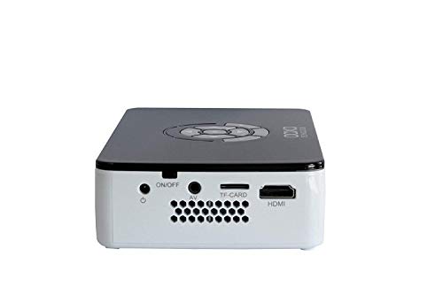 AAXA Technologies P300 Pico Projector with Rechargeable Battery - Native HD resolution with 500 LED Lumens, For Business, Home Theater, Travel and more (KP-600-01)