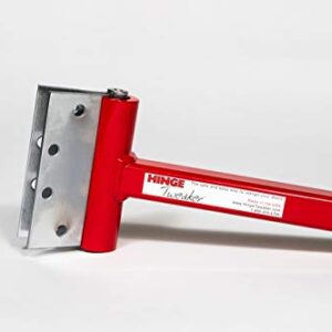 Hinge Tweaker Red Standard Weight Size for .134 Gauge Commercial Door Hinge Adjustment Tool/Hinge Bender