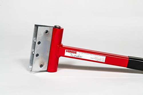 Hinge Tweaker Red Standard Weight Size for .134 Gauge Commercial Door Hinge Adjustment Tool/Hinge Bender