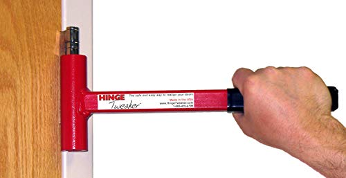 Hinge Tweaker Red Standard Weight Size for .134 Gauge Commercial Door Hinge Adjustment Tool/Hinge Bender