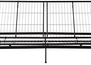 DHP Vermont Metal Futon Frame, Classic Design, Full Sized - Black