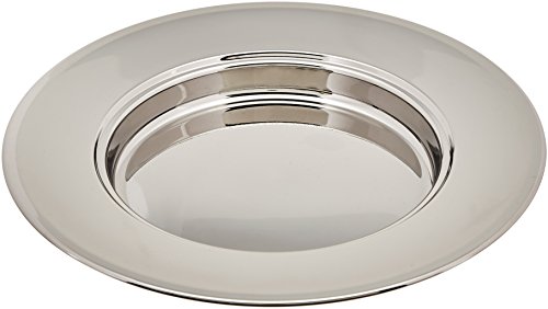 Broadman Church Supplies RemembranceWare Communion Bread Plate, Silver