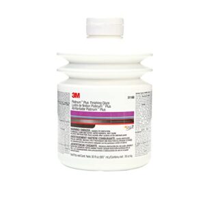 3m platinum plus glaze, 31180, two-part premium selfleveling finishing glaze, 30 fl oz/887 ml