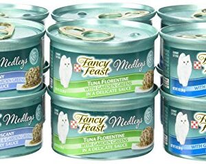 Fancy Feast Purina Medleys Variety Collection Cat Food - Tuna Recipe - 3 Oz, 12 Case