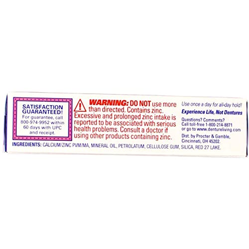 Fixodent Denture Adhesives Cream, Original - 0.75 Oz (Pack of 6)