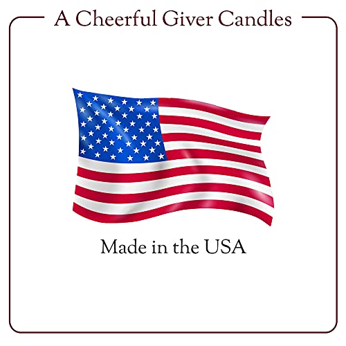 A Cheerful Giver - Sage & Citrus Papa Scented Glass Jar Candle (34oz) with Lid & True to Life Fragrance Made in USA