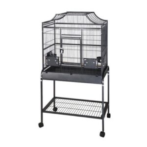 a&e cage co. elegant style flight cage, 28" x 18", black (ma2818fl black)