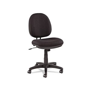 alera alein4811 interval series 18.42 in. to 23.46 in. seat height swivel/tilt task chair - black