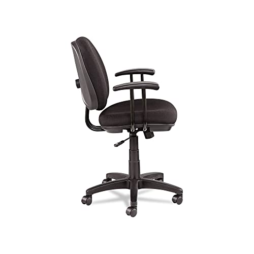 Alera ALEIN4811 Interval Series 18.42 in. to 23.46 in. Seat Height Swivel/Tilt Task Chair - Black