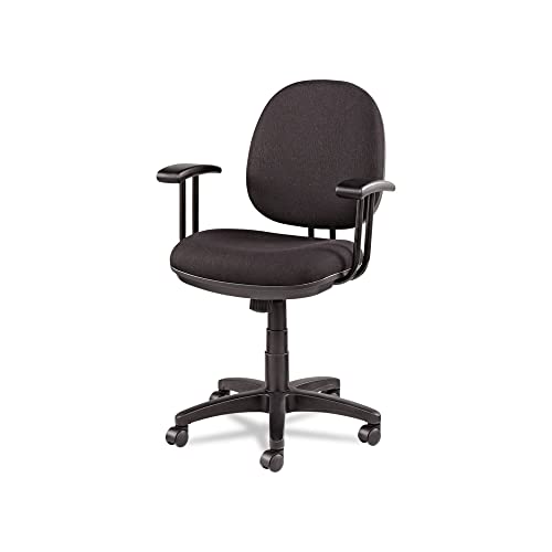 Alera ALEIN4811 Interval Series 18.42 in. to 23.46 in. Seat Height Swivel/Tilt Task Chair - Black