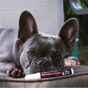 Warren London Pawdicure Dog Nail Polish Pen | Non Toxic, Odorless, & Fast Dry | Made in USA | Neon Pink