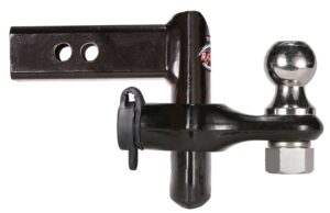 trimax trz6pb black 6" powder coat drop hitch