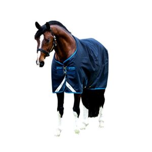 horseware amigo bravo12 turnout 100g 78 navy/blue