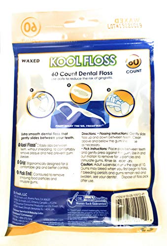 60 Count Dental Floss Pick