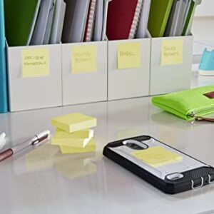 Post-it Super Sticky Notes, 2x2 in, 8 Pads, 2x the Sticking Power, Canary Yellow, Recyclable (622-8SSCY)