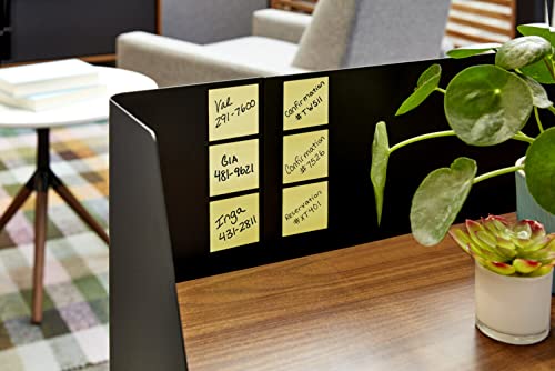 Post-it Super Sticky Notes, 2x2 in, 8 Pads, 2x the Sticking Power, Canary Yellow, Recyclable (622-8SSCY)