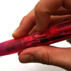 ZEBRA Clip-On G Series 4 Color Ballpoint Multi Pen - 0.7 mm - Pink Body (B4A3-P)