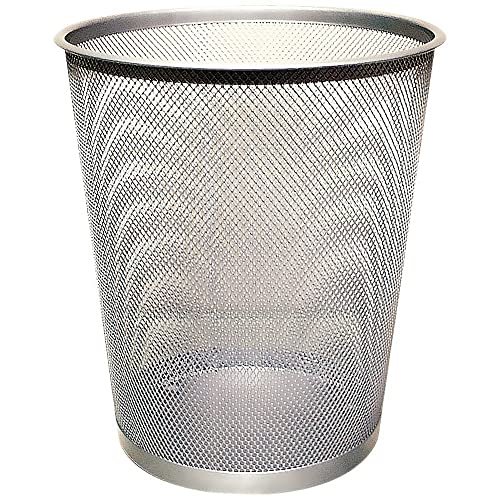 Q-Connect KF00849 18 Litre Waste Basket Mesh - Silver