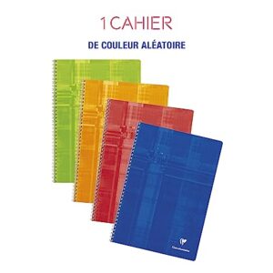 Clairefontaine Classic Wirebound Notebooks 8 1/4 in. x 11 3/4 in. ruled with margin 50 sheets colors may vary