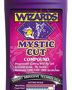 Wizards Buffing Liquid - Cutting Compounds & Polish Machine Glaze (32 oz, Mystic Cut Compound)