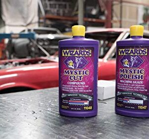 Wizards Buffing Liquid - Cutting Compounds & Polish Machine Glaze (32 oz, Mystic Cut Compound)