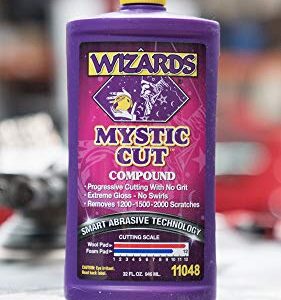 Wizards Buffing Liquid - Cutting Compounds & Polish Machine Glaze (32 oz, Mystic Cut Compound)