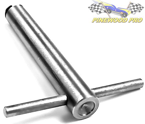 Pinewood Pro PRO Derby Car Axle Puller and Inserter Tool - Two Tools in One! for Removing Pinewood Derby axles from BSA Wheels